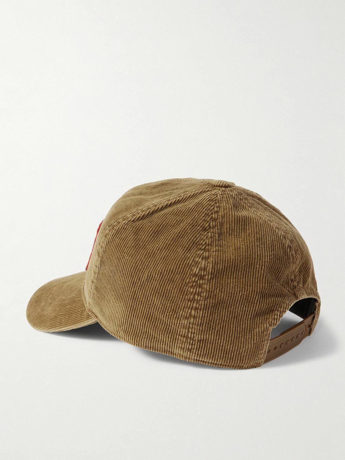 RRL - Logo-Appliquéd Cotton-Corduroy Baseball Cap RRL