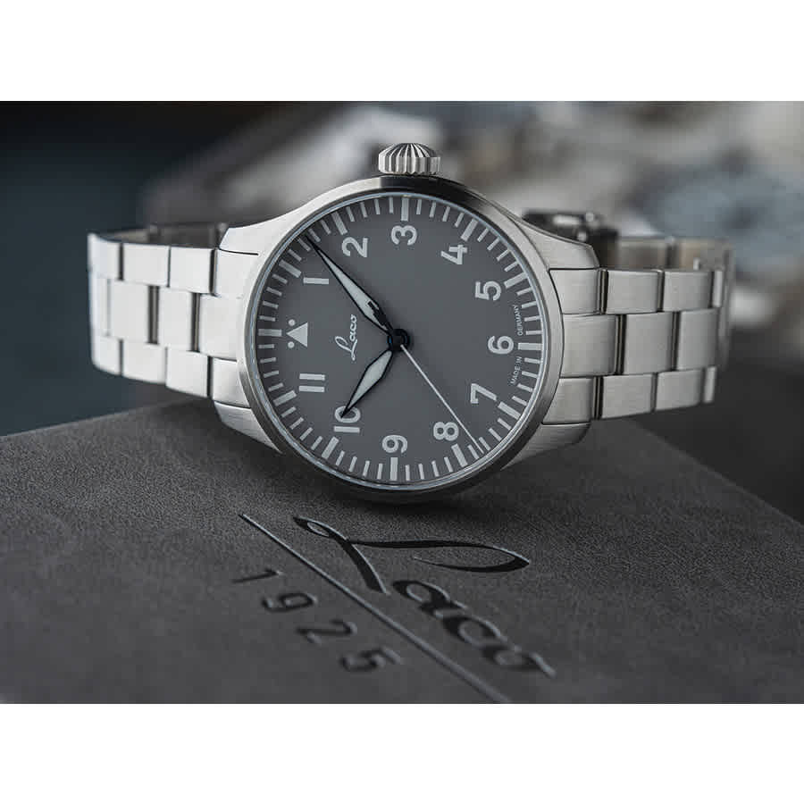Laco Augsburg 42 Automatic Grey Dial Mens Watch 862158.MB Lacoste