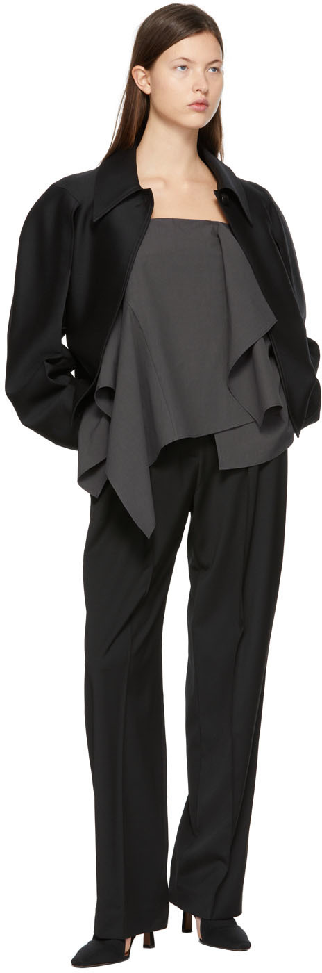 LOW CLASSIC Black Wool Jacket Low Classic