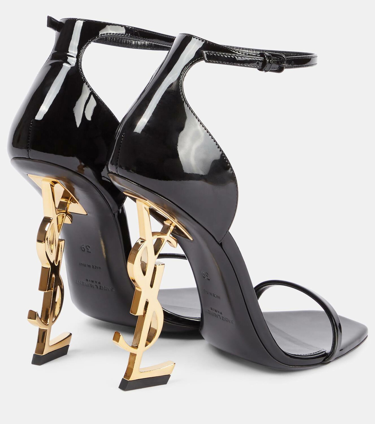 Saint Laurent Opyum patent leather sandals Saint Laurent