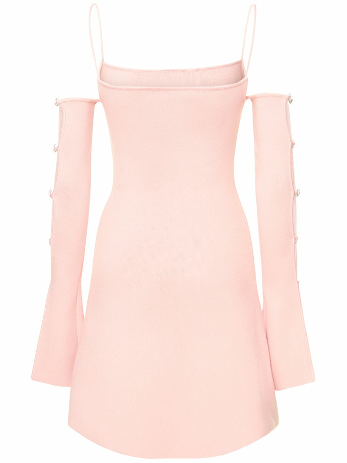 MACH & MACH - Amelie Embellished Cutout Mini Dress MACH & MACH