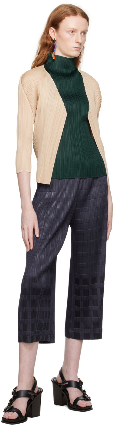 Pleats Please Issey Miyake Gray Pace Trousers Pleats Please Issey Miyake