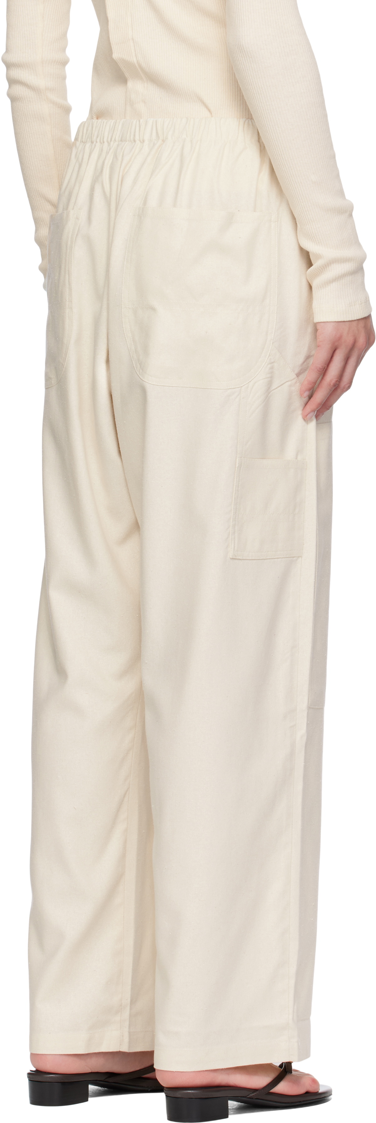 Baserange Off-White Gren Lounge Pants Baserange
