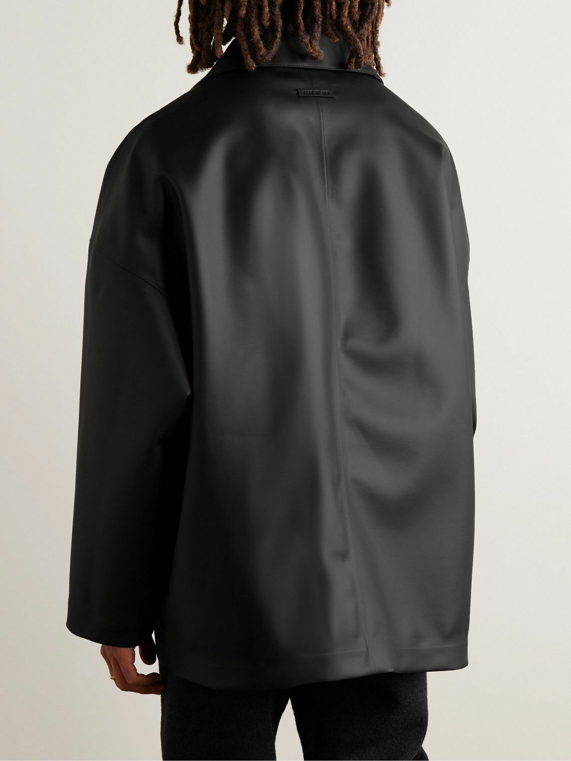 Fear of God - Rubber Jacket - Black Fear Of God