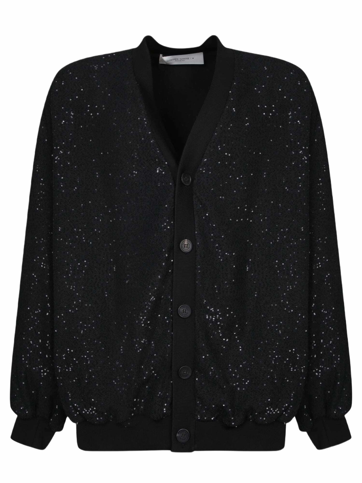 Golden Goose Black Sequin Cardigan Golden Goose Deluxe Brand