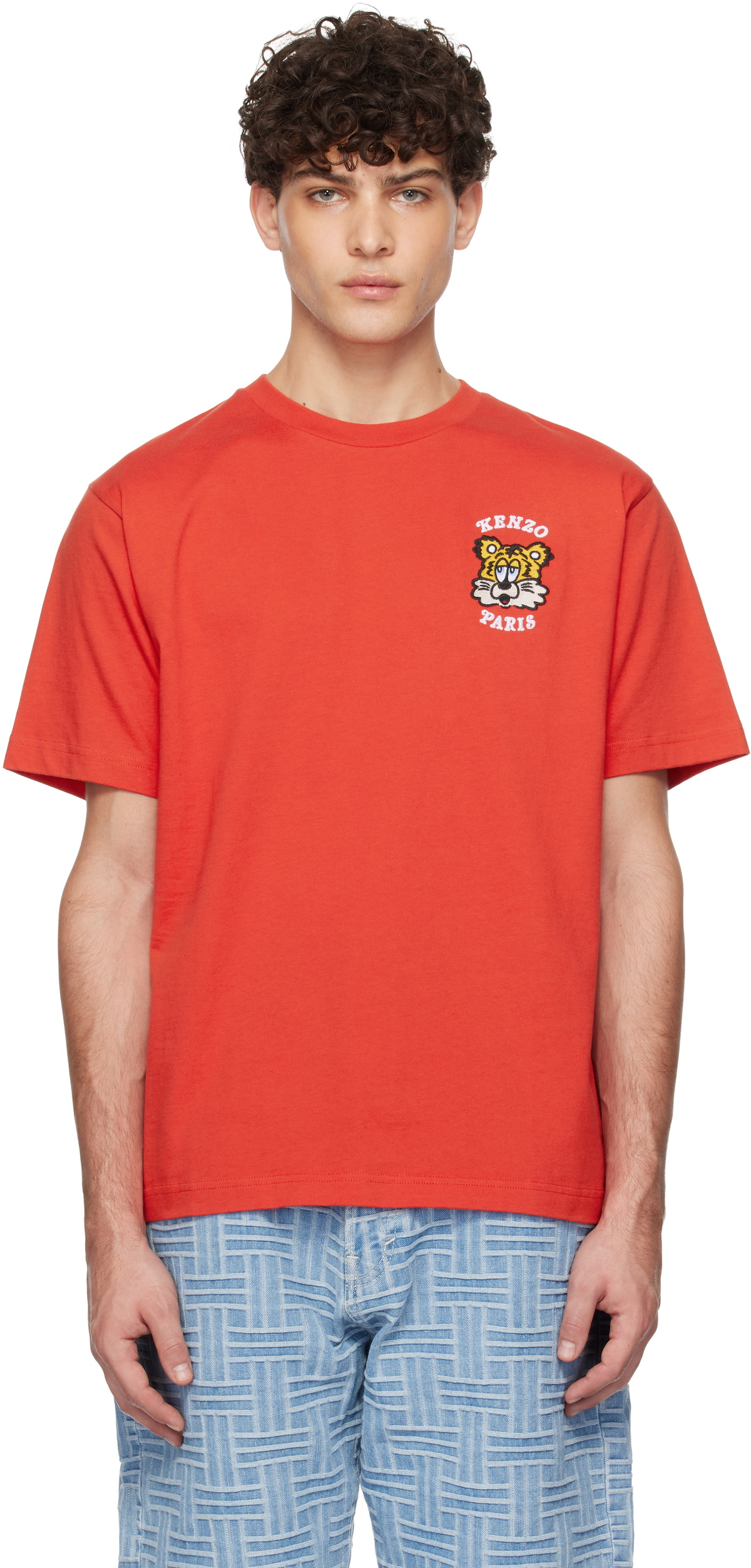 Kenzo Red Kenzo Paris VERDY Edition Embroidered T-Shirt Kenzo