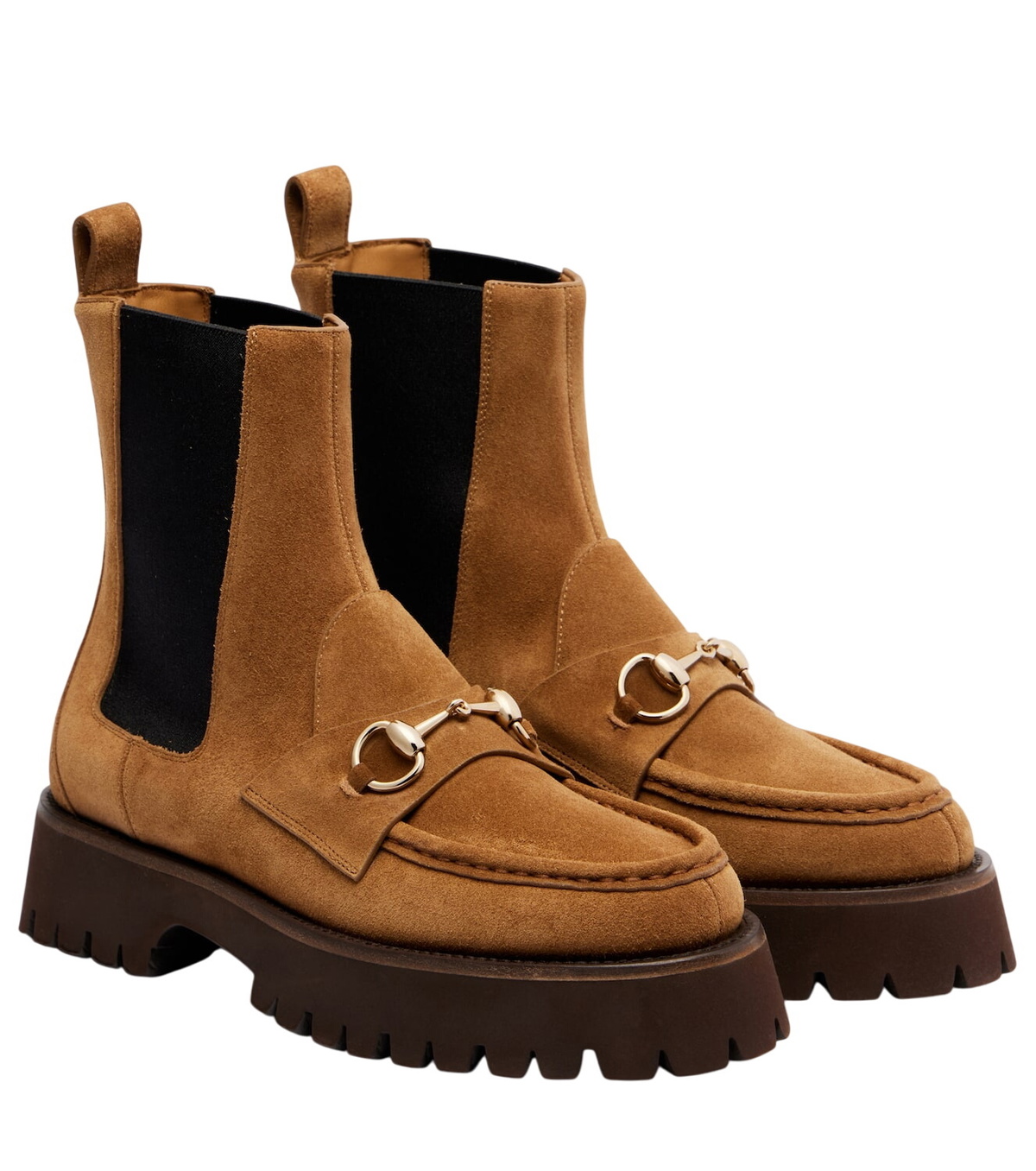 Gucci Horsebit suede Chelsea boots Gucci