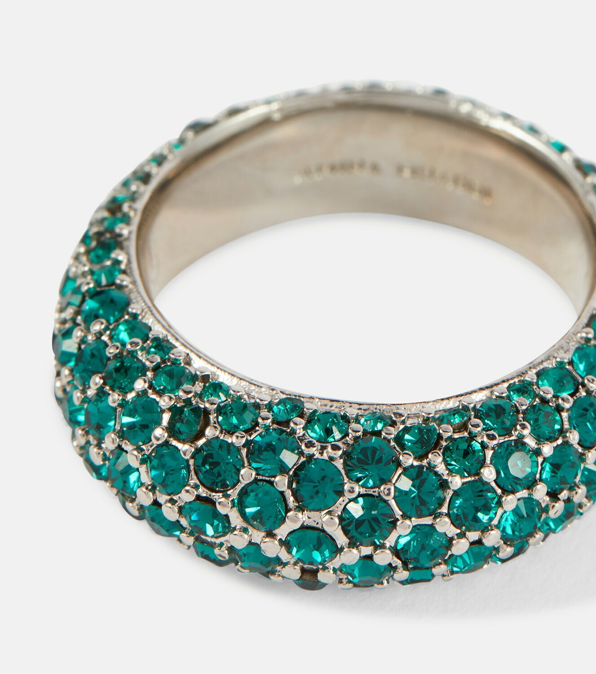 Amina Muaddi - Cameron crystal-embellished ring Amina Muaddi