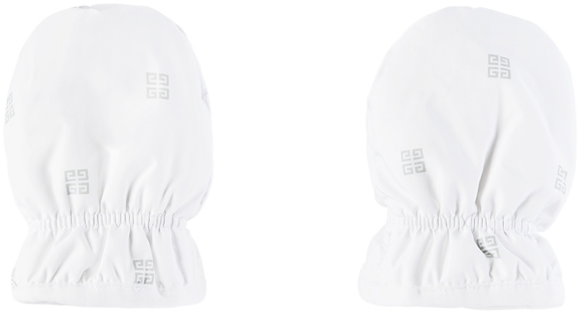 Givenchy Baby White Quilted Down Snowsuit Givenchy