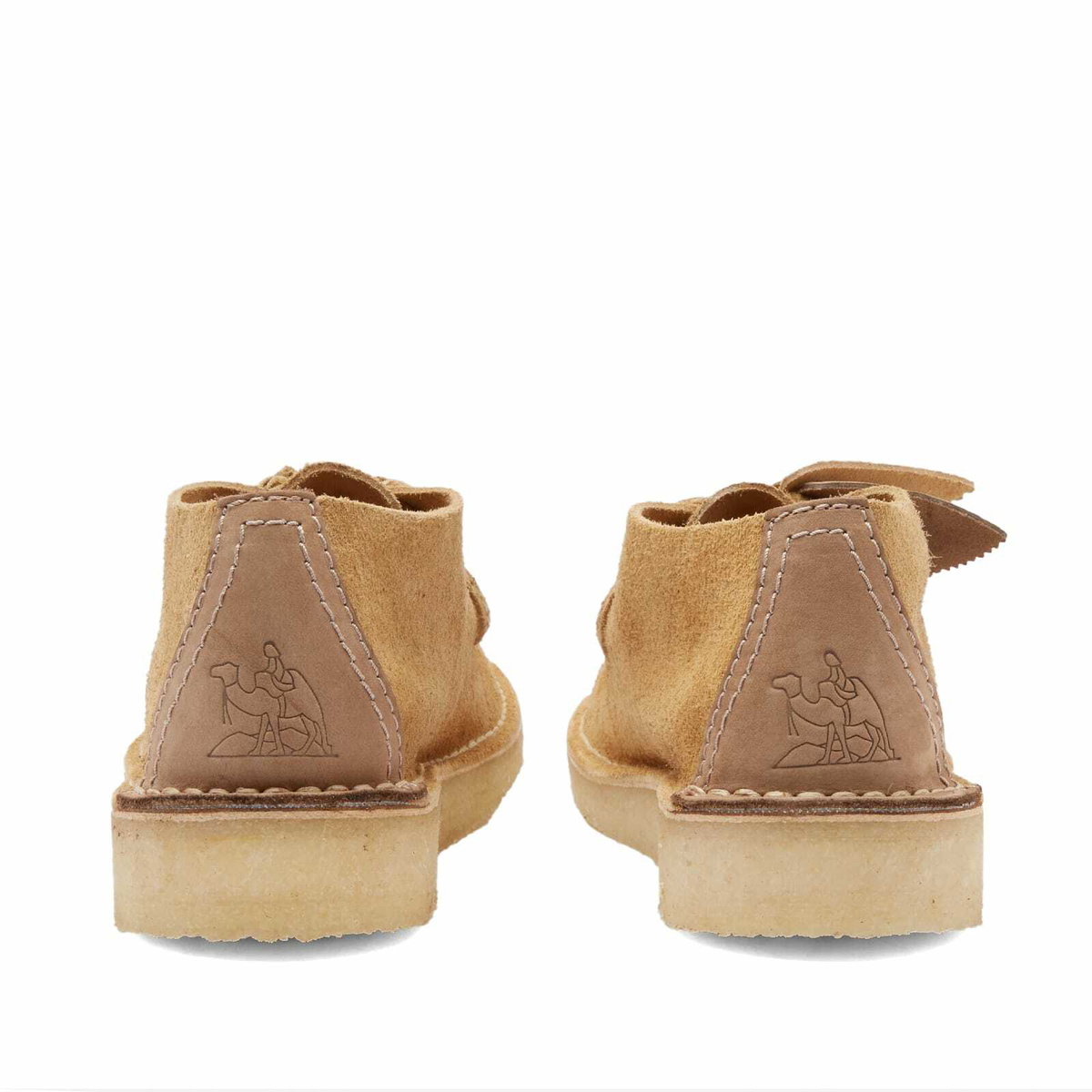 Clarks Originals Men's Desert Nomad in Light Tan Suede Clarks Originals