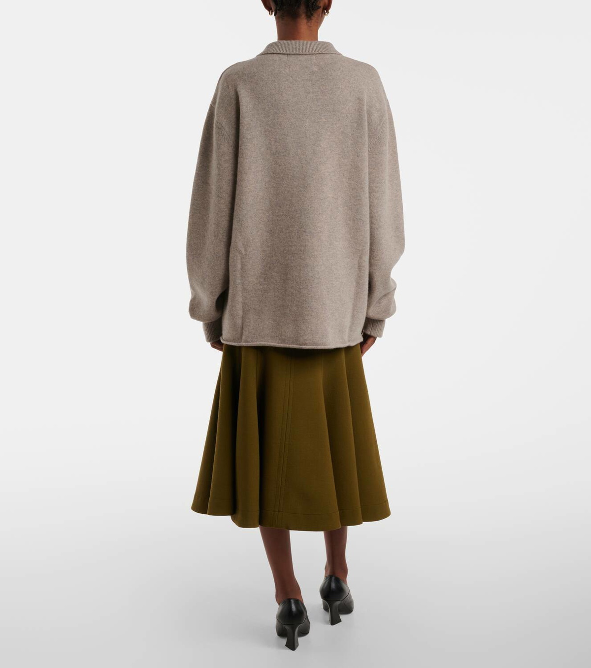 Extreme Cashmere N°357 Marylebone cashmere-blend polo sweater extreme ...