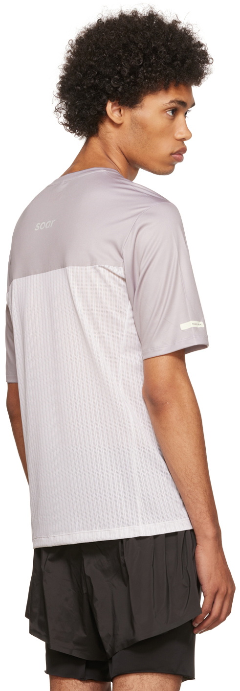 Soar Running Gray Hot Weather T-Shirt Soar Running