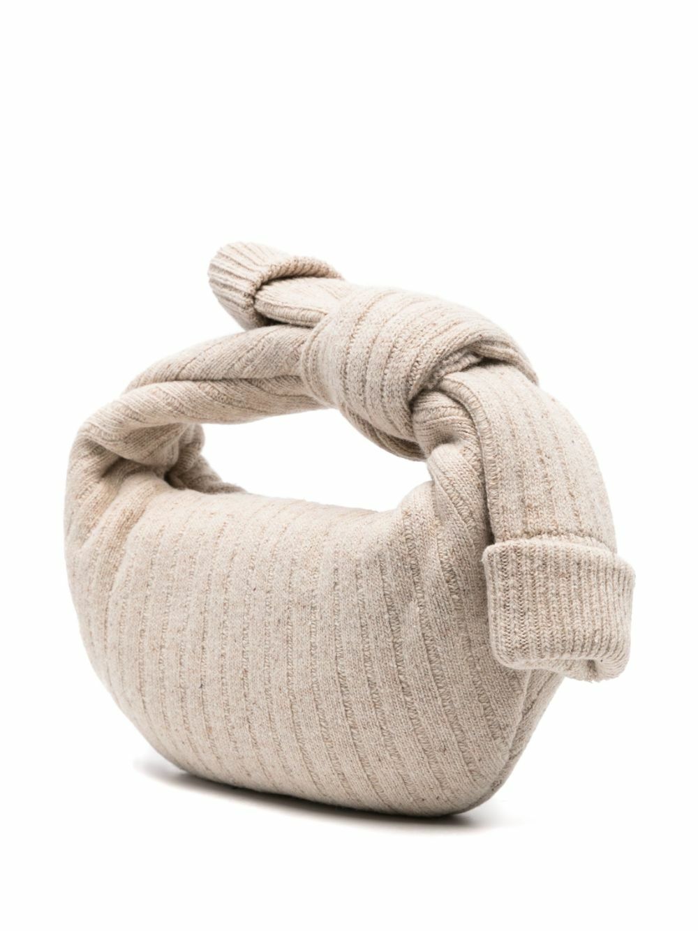 Bottega Veneta Neutral Mini Jodie Top Handle Bag Bottega Veneta