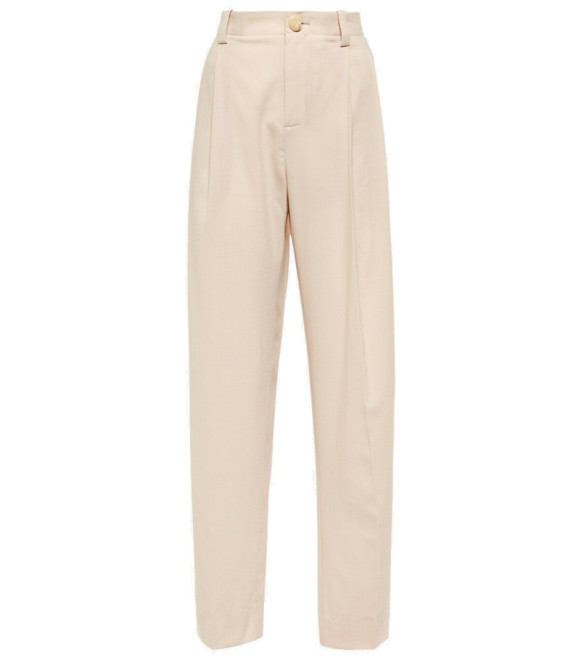 Vince - High-rise tapered wool pants Vince