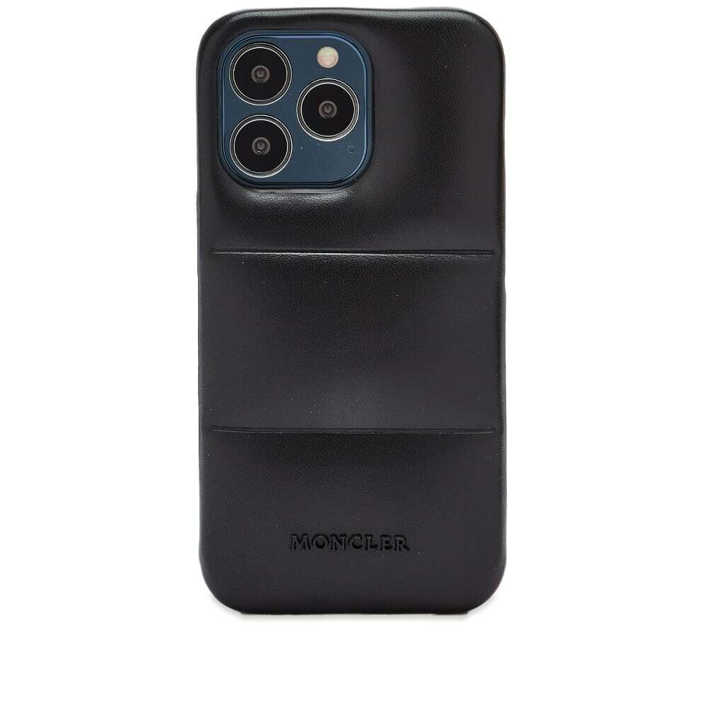 Moncler Men's iPhone 13 Pro Padded Cover in Black Moncler