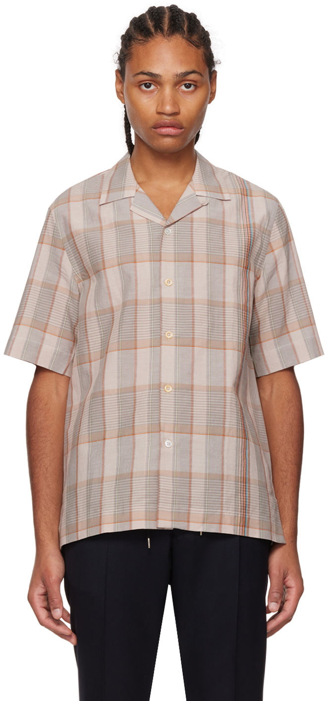 Paul Smith Gray Signature Stripe Shirt Paul Smith