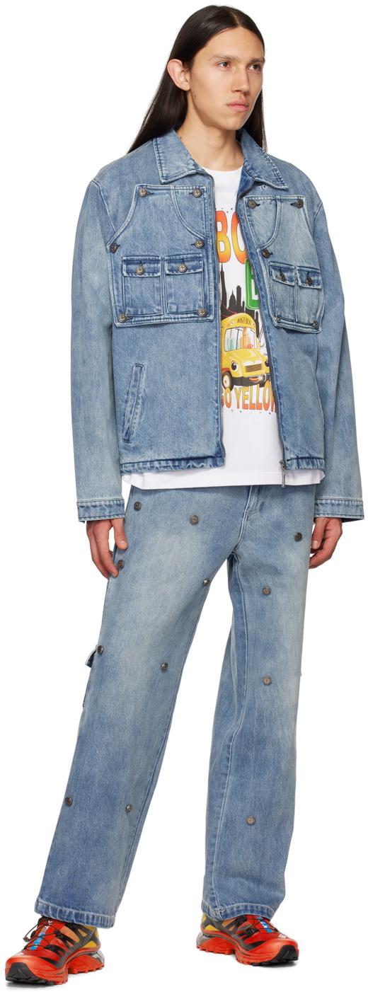 TOMBOGO™ Blue Convertible Denim Jacket