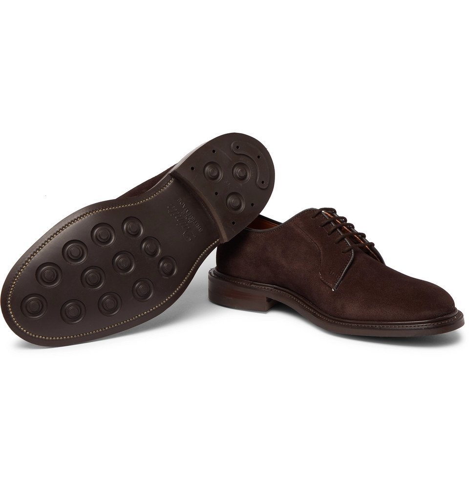 Tricker's - Robert Suede Derby Shoes - Men - Dark brown Tricker's