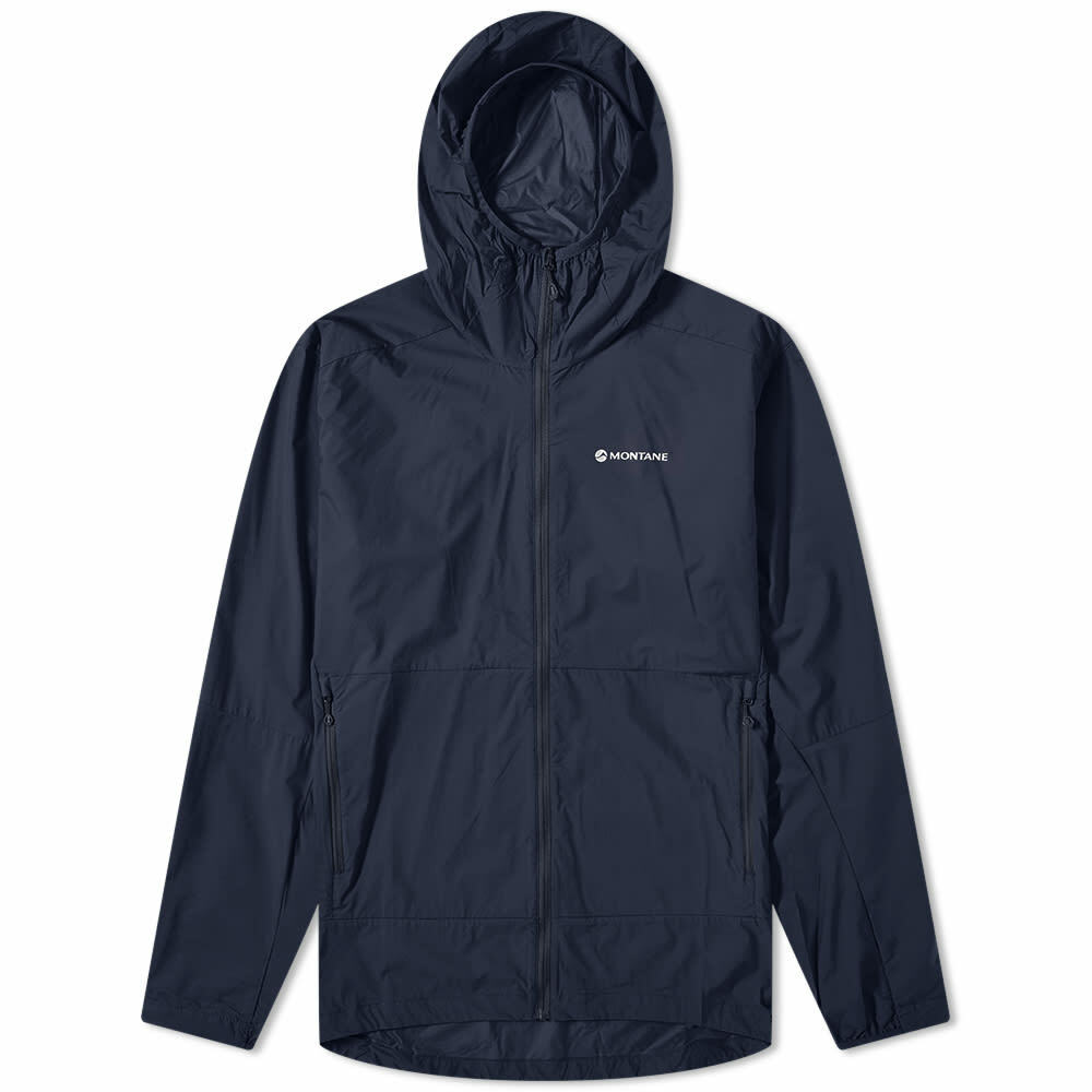 Montane Men's Featherlite Hooded Jacket in Eclipse Blue Montane