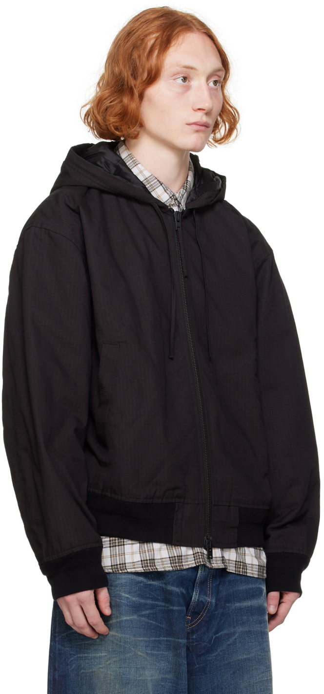 Acne Studios Black Drawstring Jacket Acne Studios