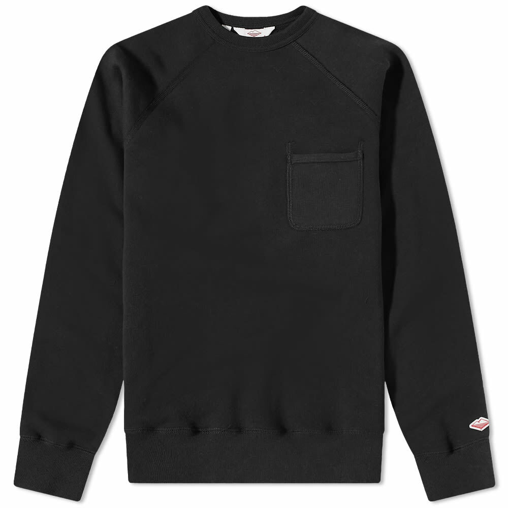 Battenwear Men's Reach Up Crew Sweat in Black Battenwear