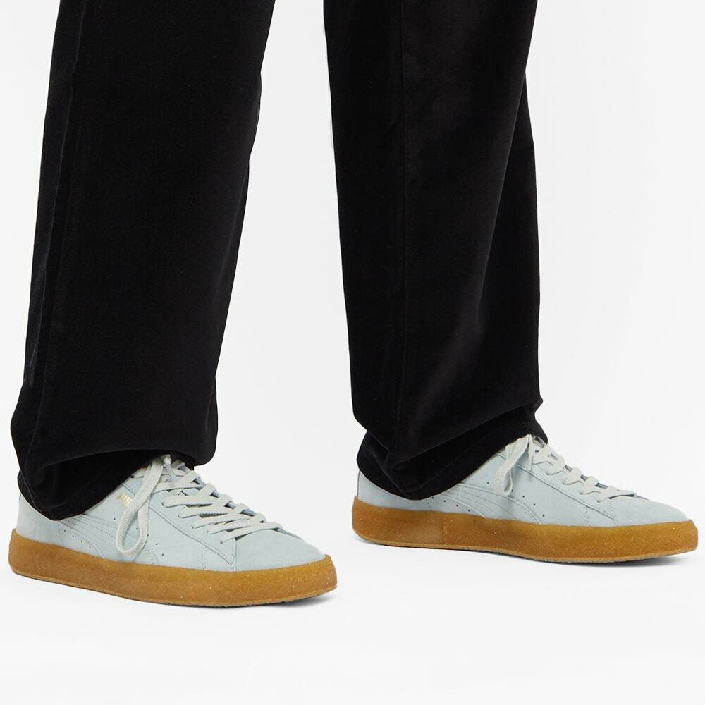 Puma Men's Suede Crepe Sneakers in Ice Flow Puma