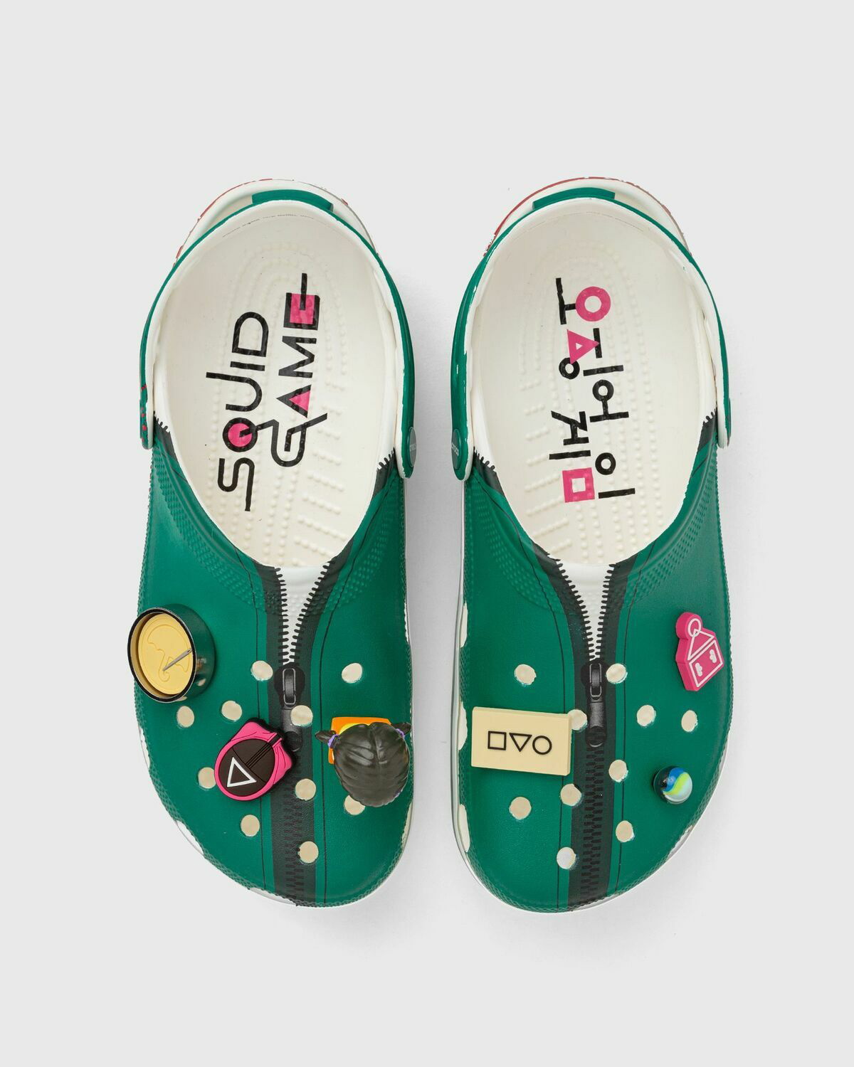 Crocs X Squid Game Classic Clog Green Mens Sandals & Slide Crocs