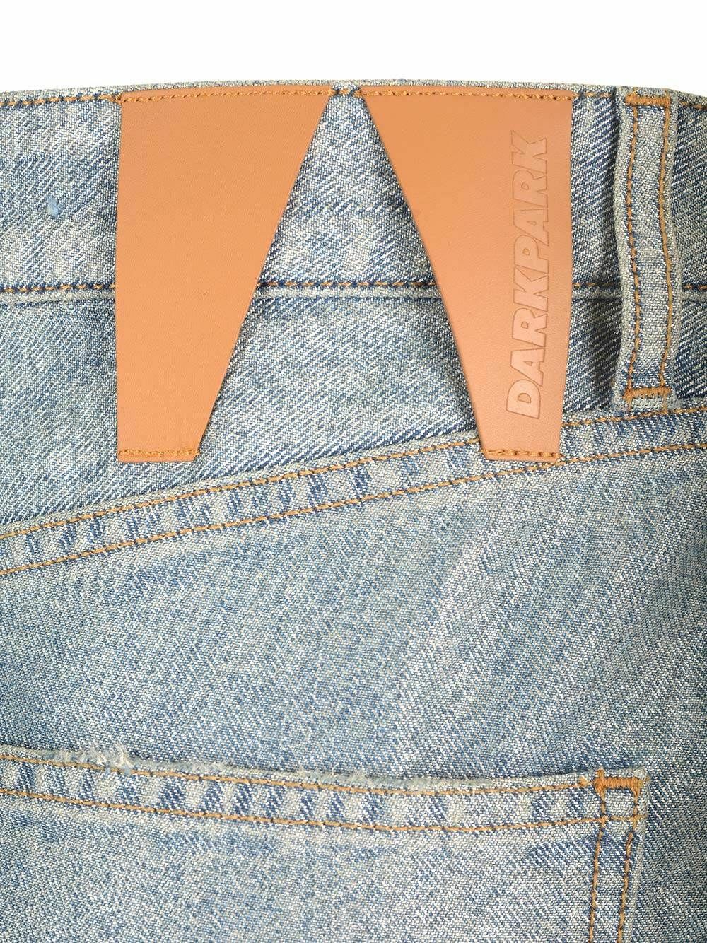 DARKPARK Lurex Denim Skirt DARKPARK