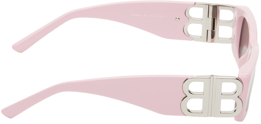 Balenciaga Pink Dynasty Rectangle Sunglasses Balenciaga