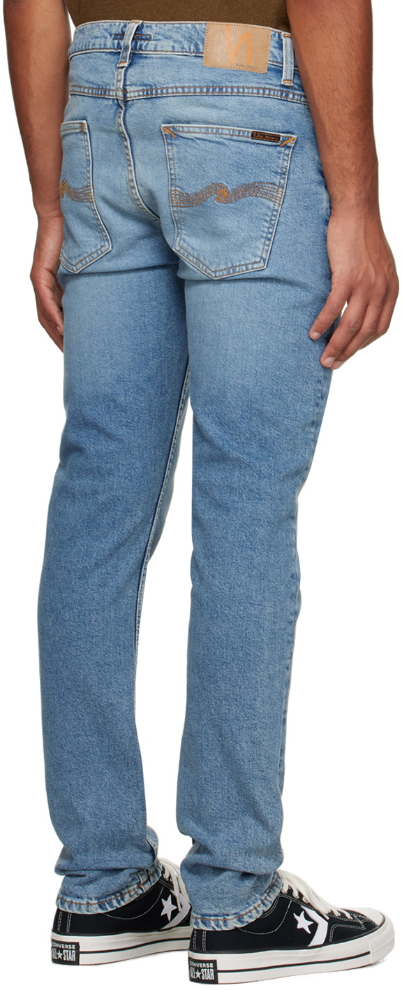 Nudie Jeans Blue Lean Dean Jeans Nudie Jeans Co