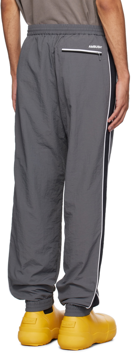 AMBUSH Gray Elastic Waistband Track Pants Ambush