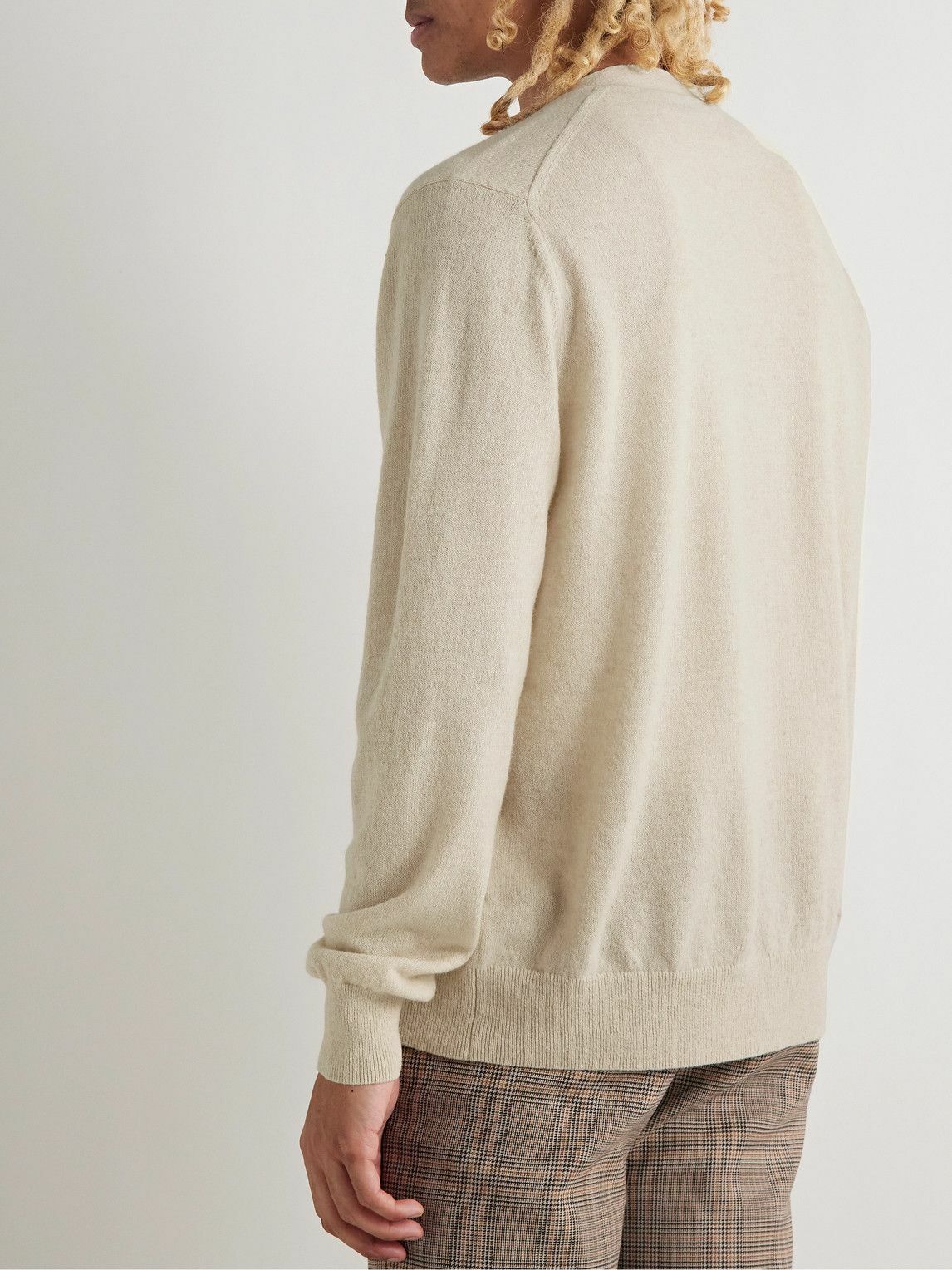 Acne Studios - Keve Logo-Appliquéd Wool Cardigan - Neutrals Acne Studios
