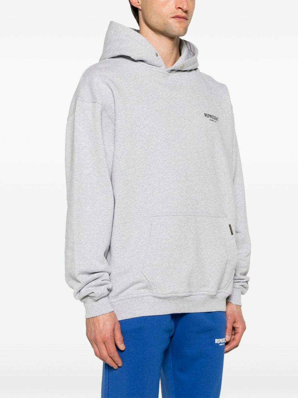 Represent Grey Owners Club Cotton Hoodie Represent