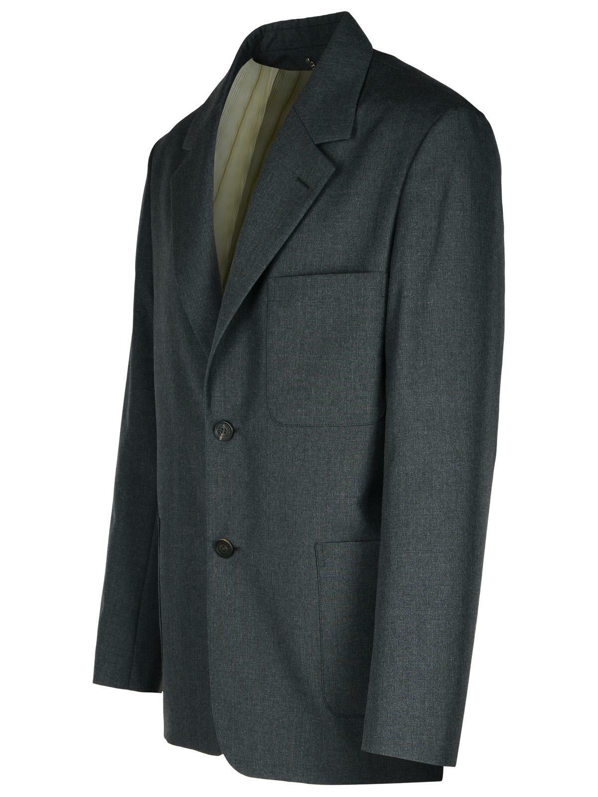 Golden Goose Grey Wool Blazer Golden Goose Deluxe Brand