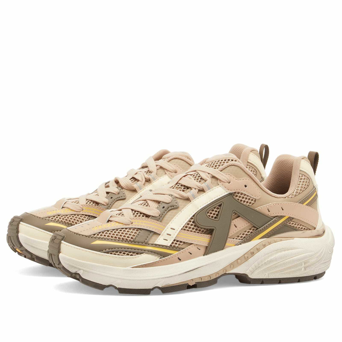Represent Men's Storm Runner in Taupe/Yellow Represent