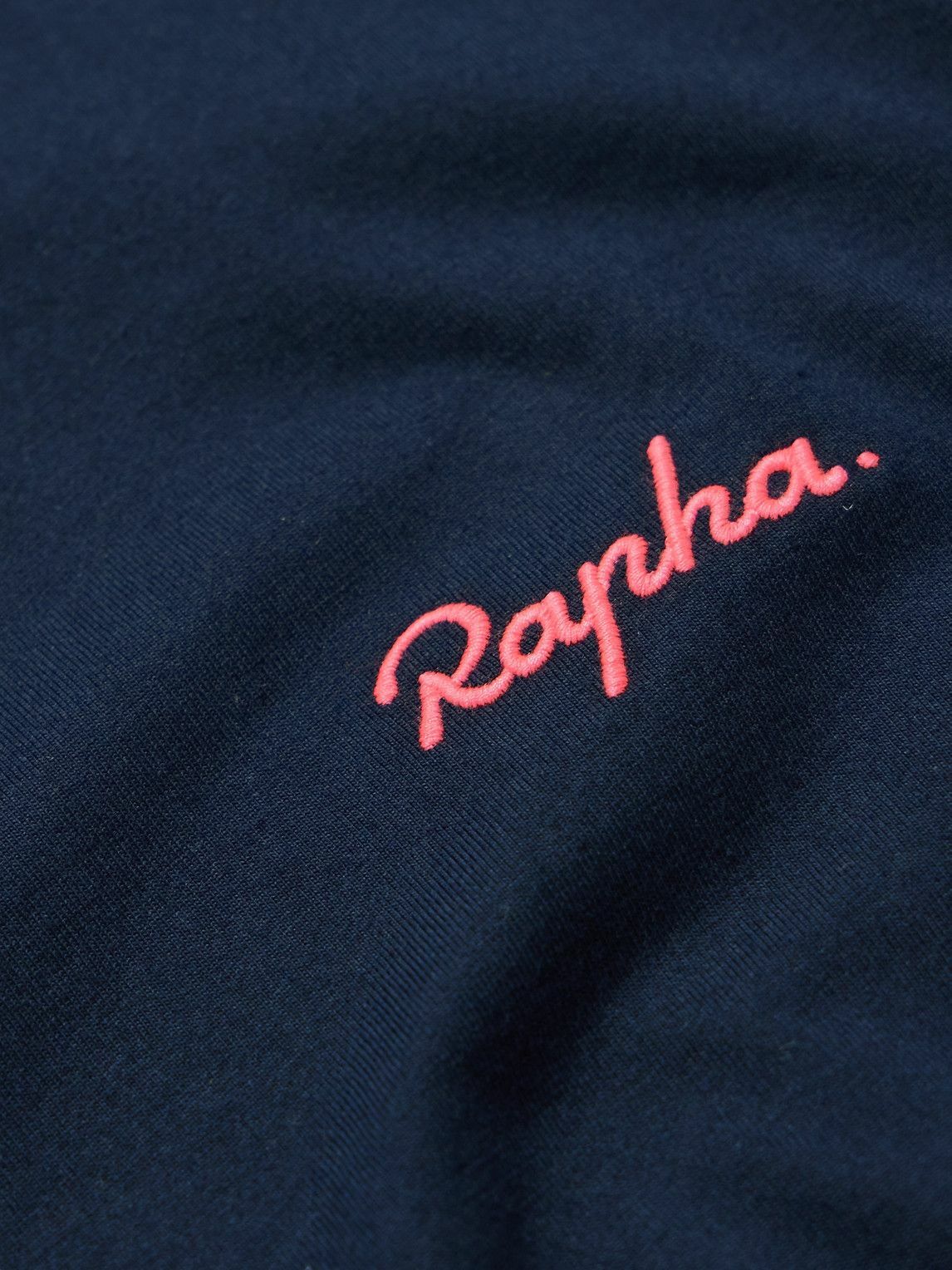 Rapha - Logo-Embroidered Cotton-Jersey Cycling T-Shirt - Blue Rapha