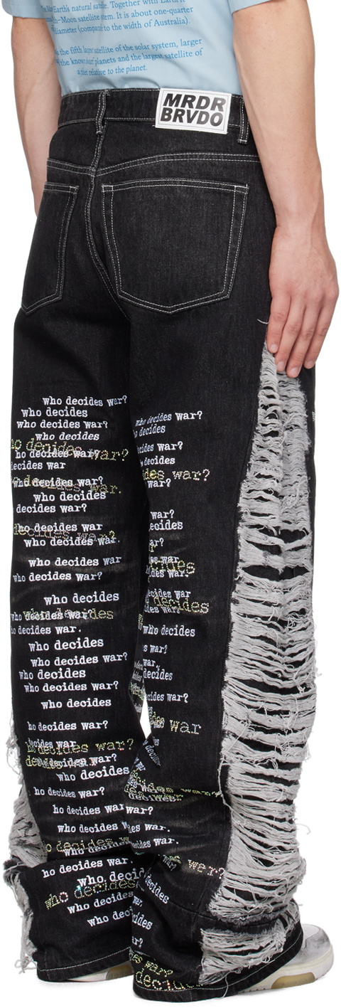 Who Decides War Black Scripture Jeans WHO DECIDES WAR by Ev Bravado