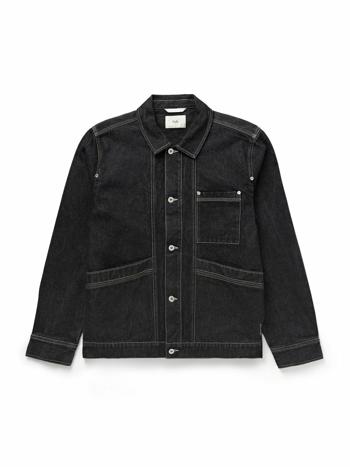 Folk - Meyer Denim Jacket - Black Folk