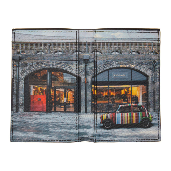 Paul Smith Black Mini Kings Cross Bifold Card Holder Paul Smith