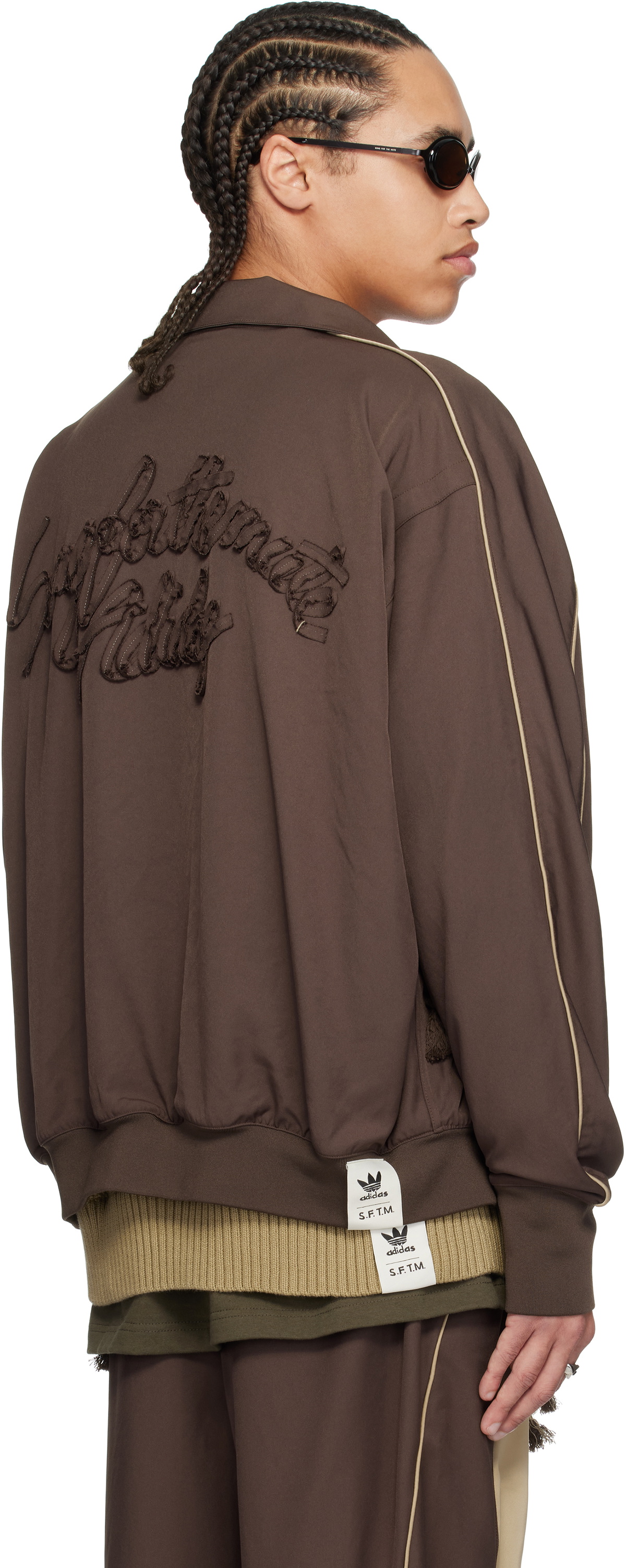 Song for the Mute Brown adidas Originals Edition 005 Woven Track Jacket ...