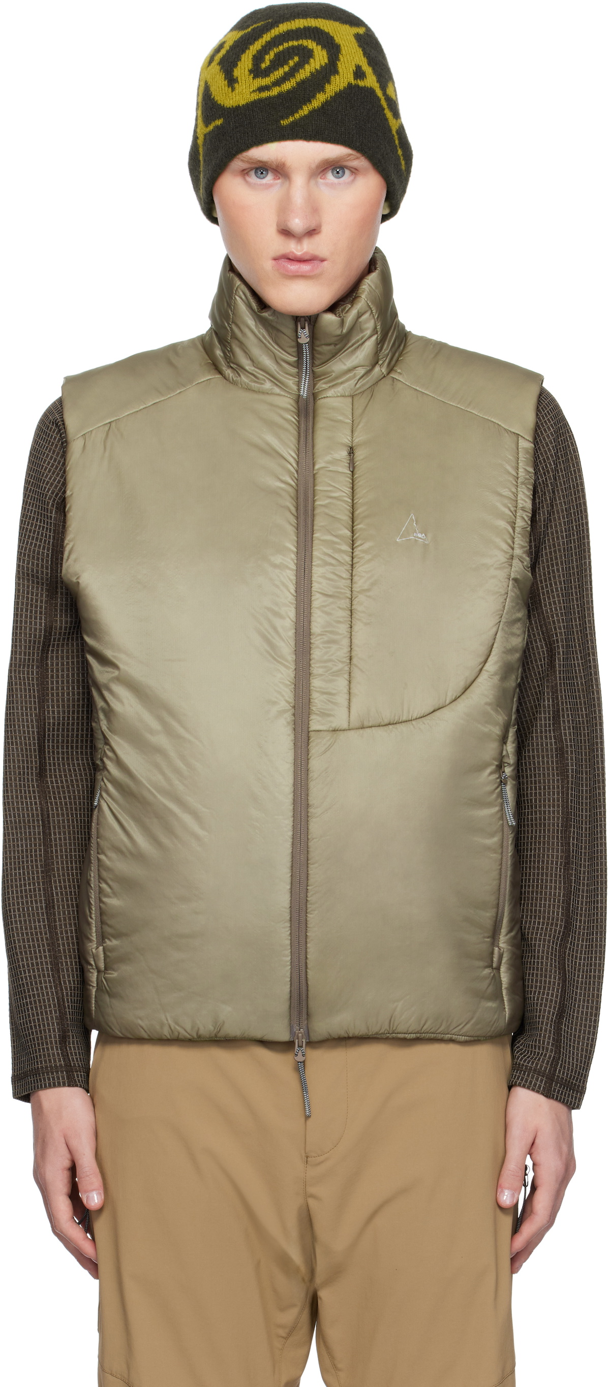 ROA Taupe Synthetic Insulated Vest ROA