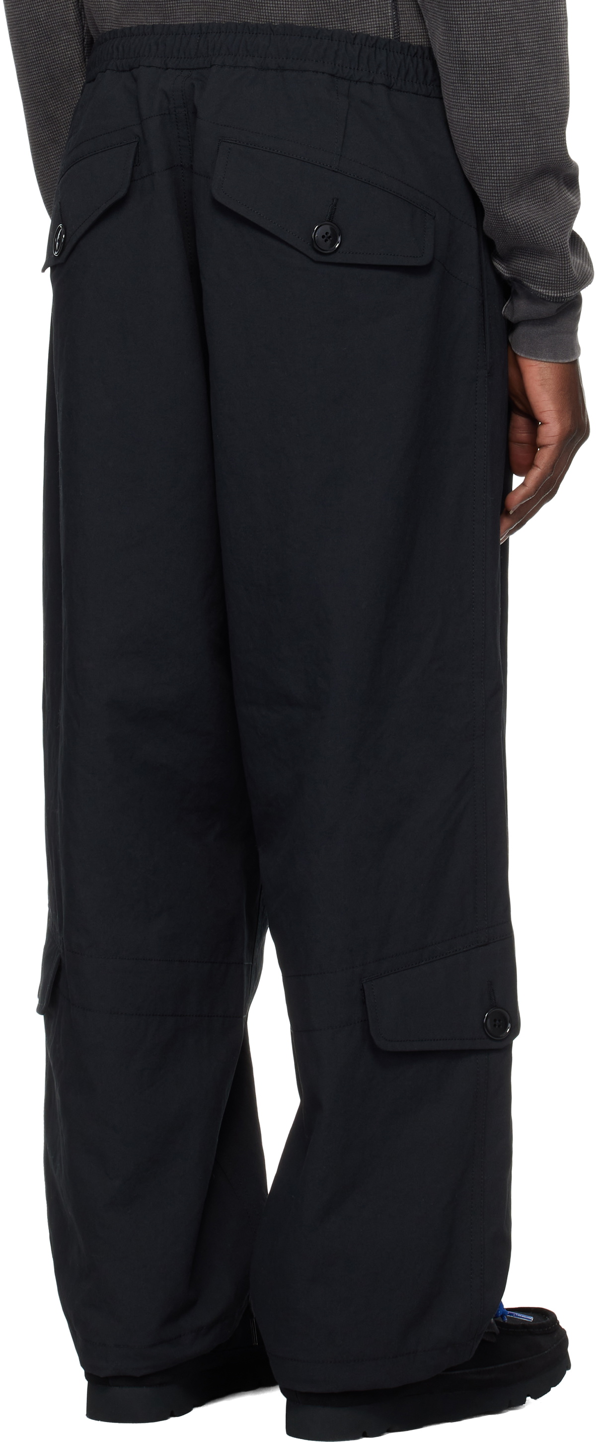 DAIWA PIER39 Black Tech Raf Flight Cargo Pants Daiwa Pier39
