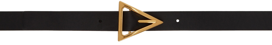 Bottega Veneta Black Triangle Belt Bottega Veneta