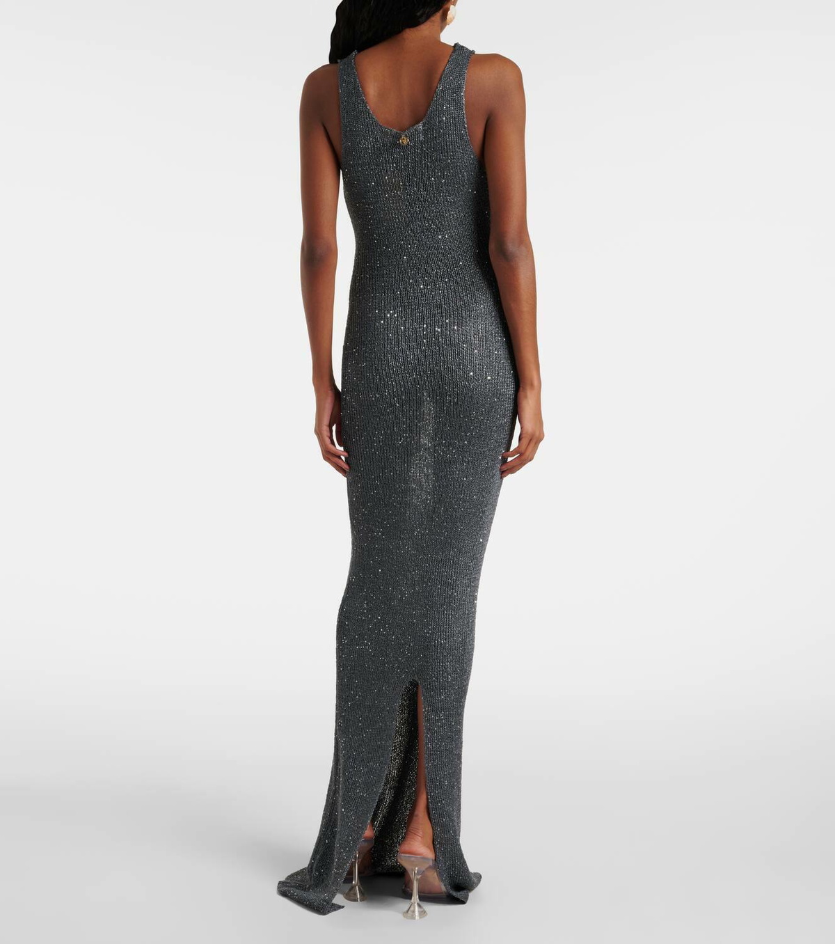 Bananhot Jules sequined knitted maxi dress Bananhot