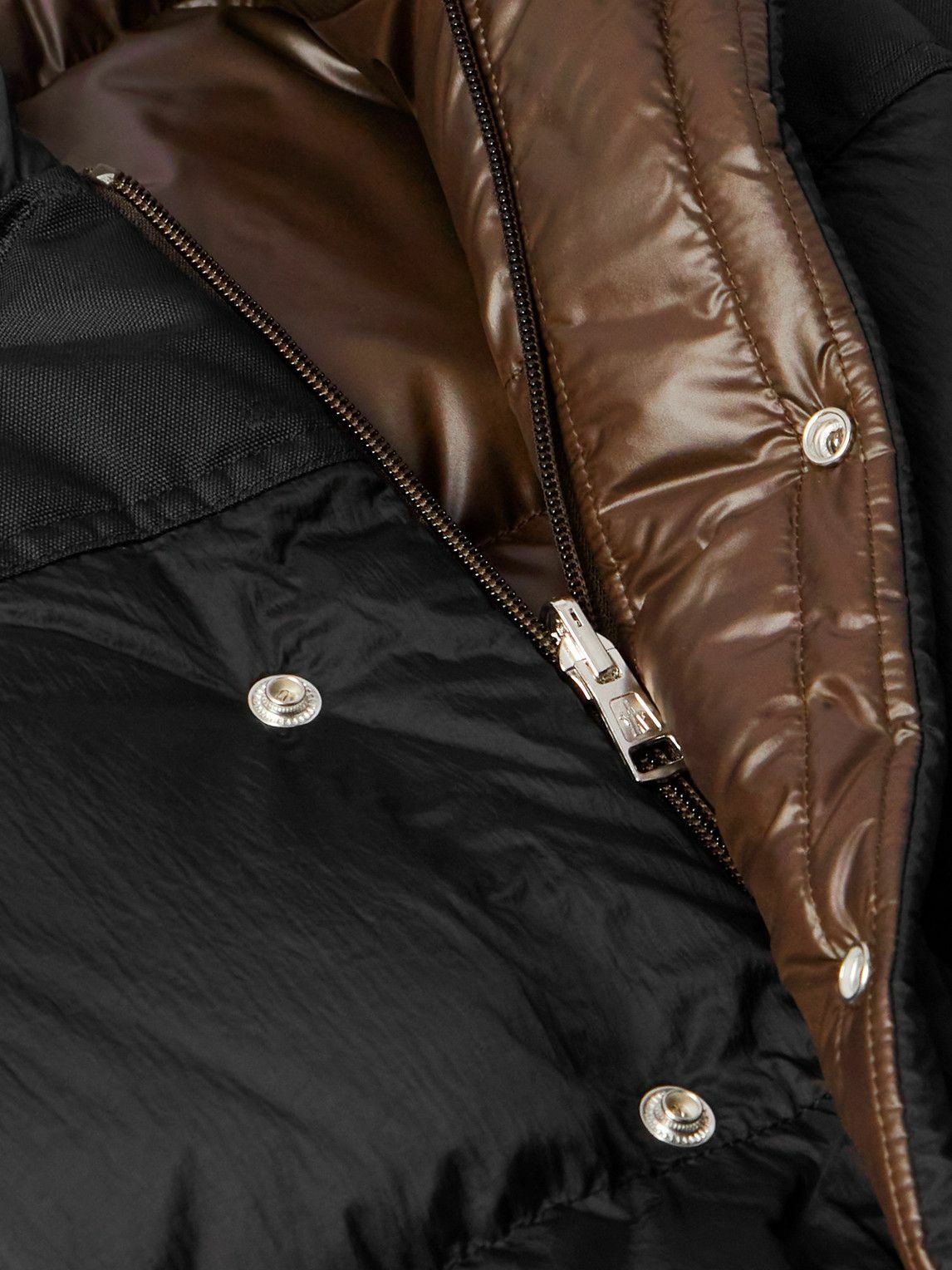 Moncler - Reversible Convertible Canvas-Trimmed Quilted Shell Down ...