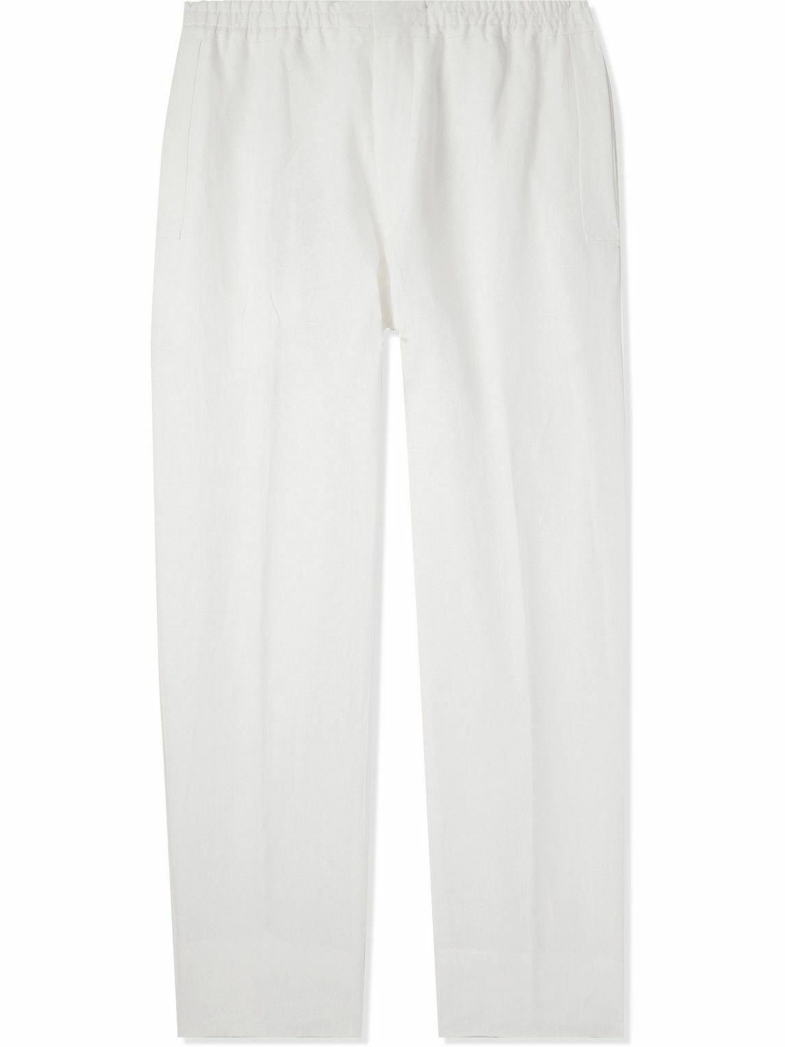 Zegna - Straight-Leg Linen Chinos - White Zegna