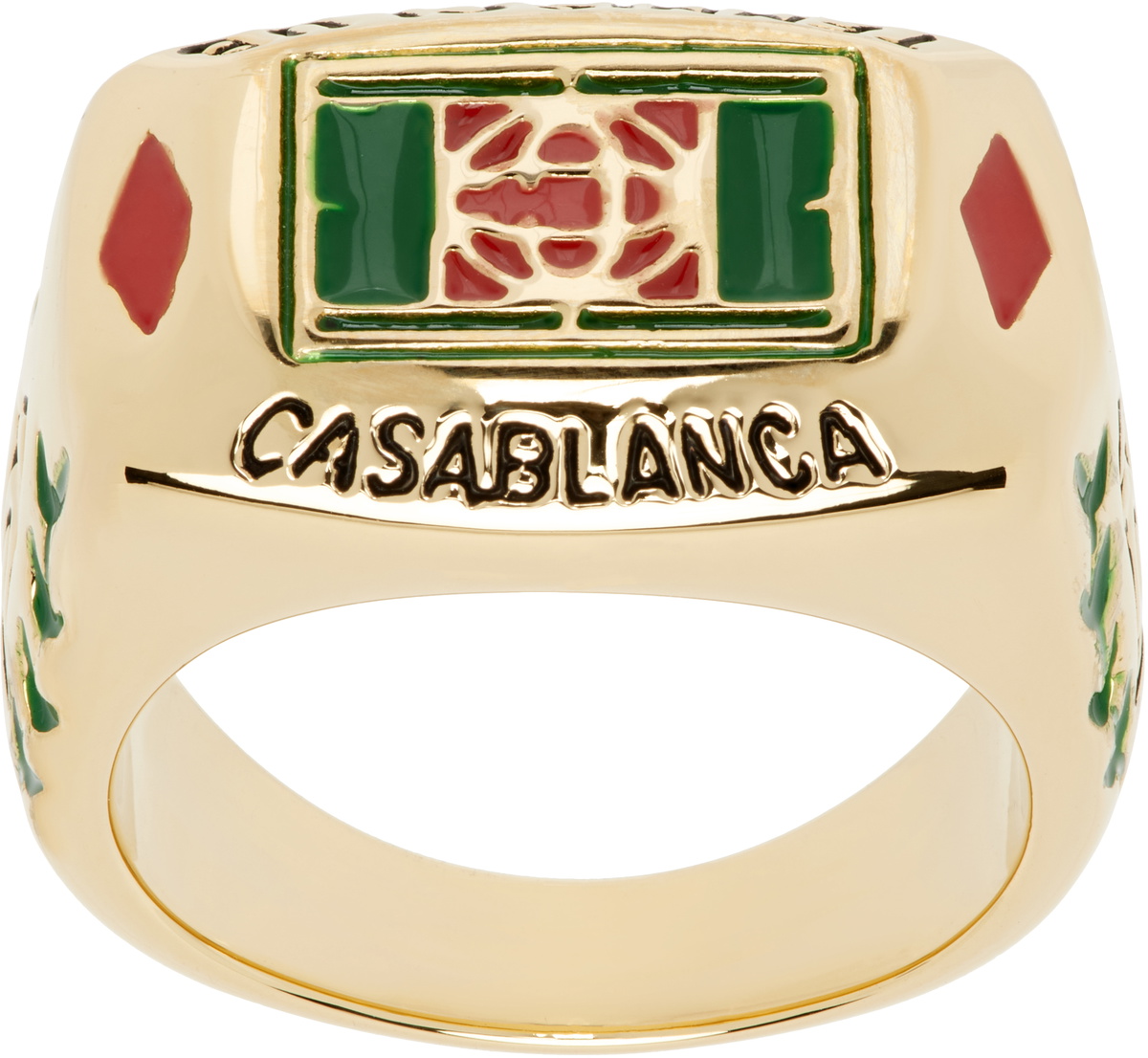 Casablanca Gold Tennis Club Ring Casablanca