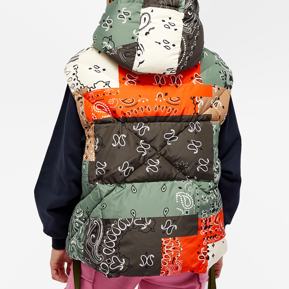 Khrisjoy Women's Vest In Patch Bandana in Orange Butter Khrisjoy