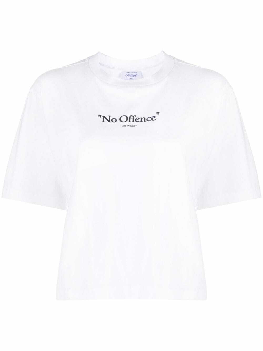 OFF-WHITE - Logo Cotton T-shirt Off-White