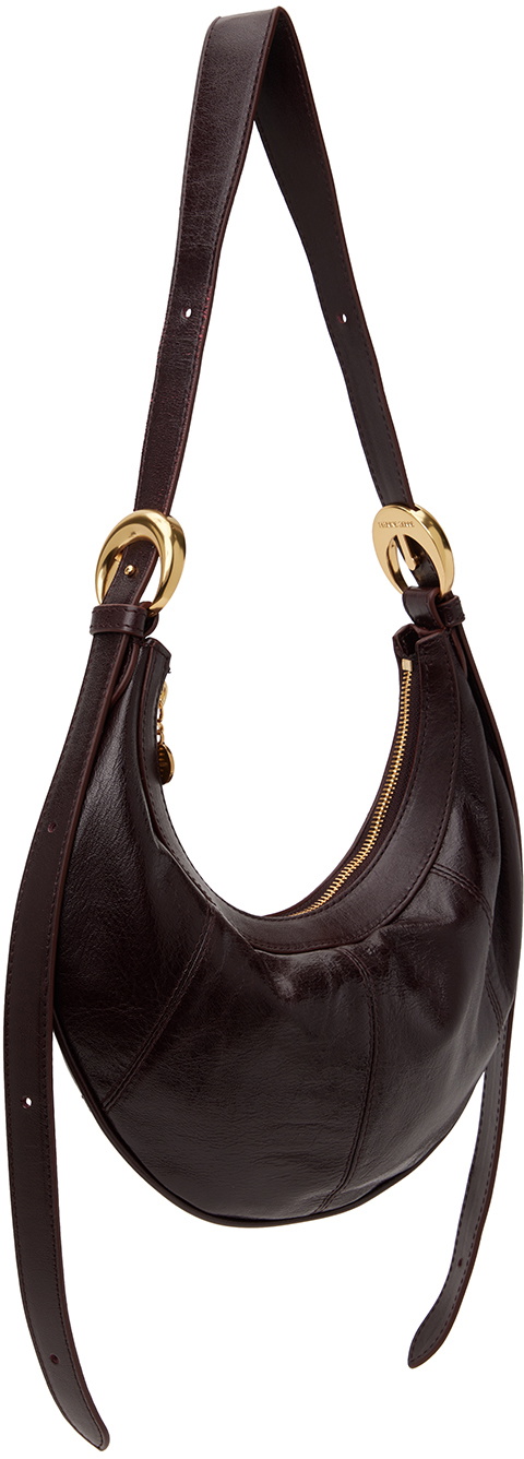 Marine Serre Burgundy Soft Moon Bag Marine Serre